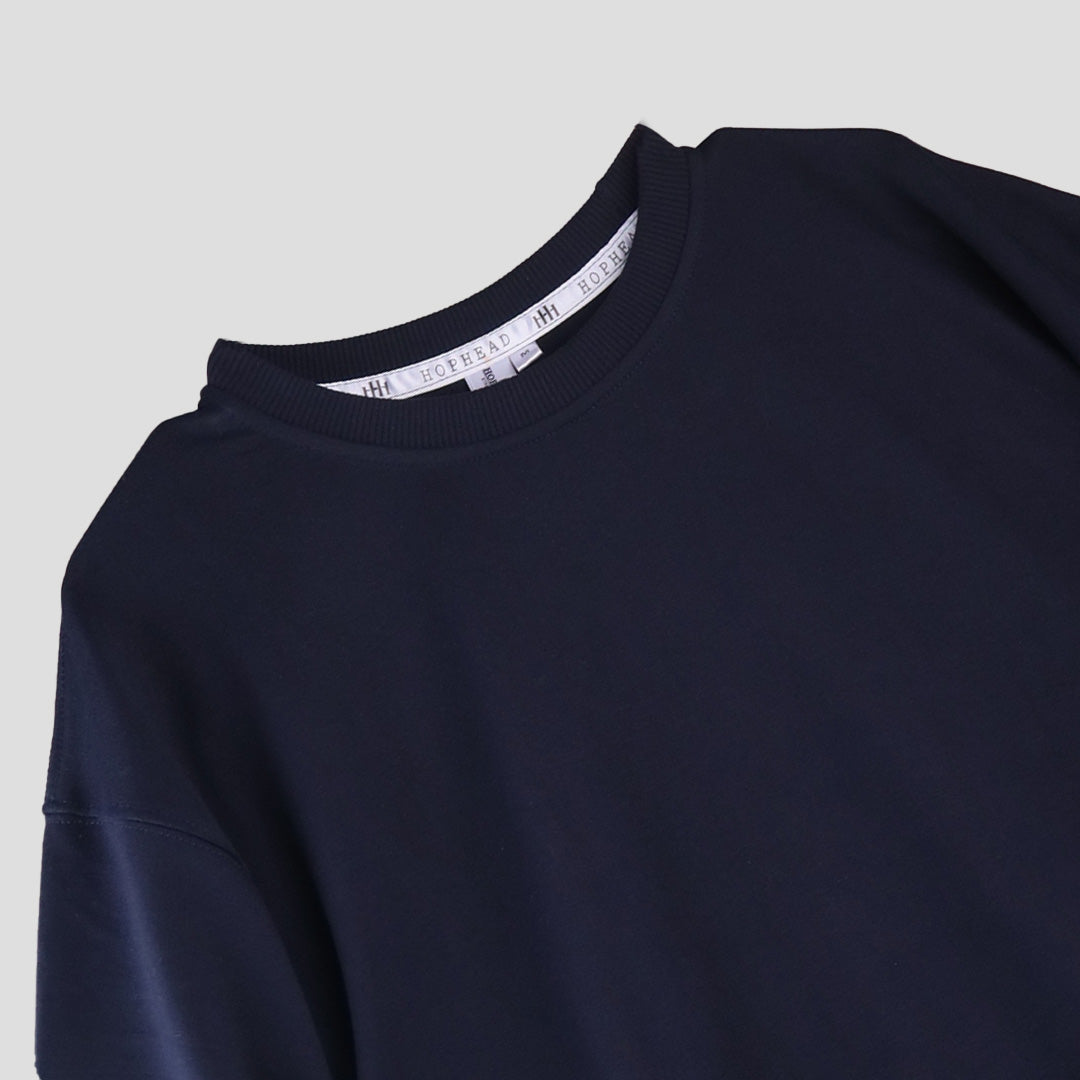 NAVY BLUE PREMIUM BASIC T-SHIRT – Hophead
